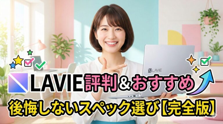 LAVIEノートパソコン評判とおすすめ｜後悔しないスペックの選び方【完全版】